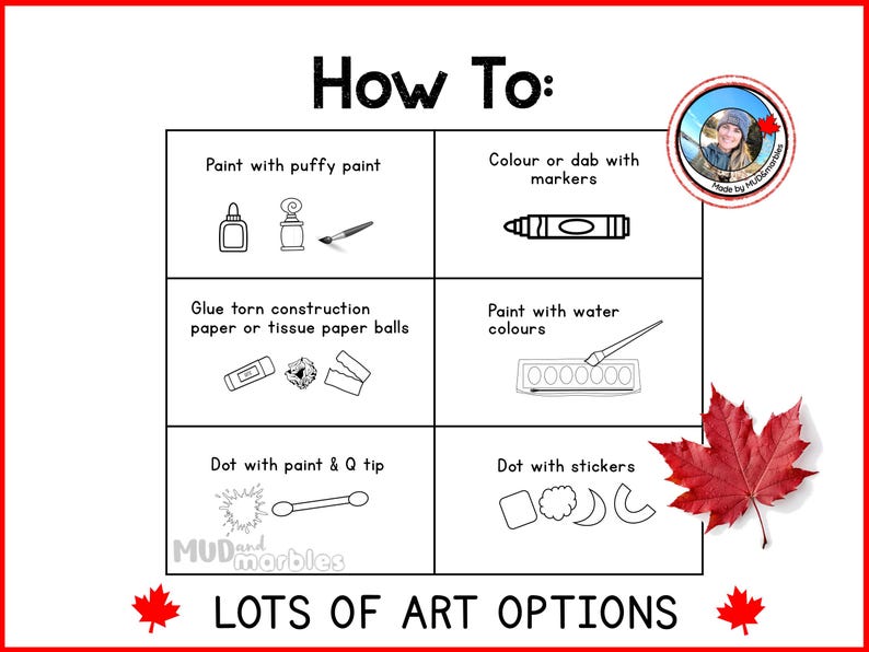 Canadian Wildlife Colouring Pages & Dot Art - Etsy