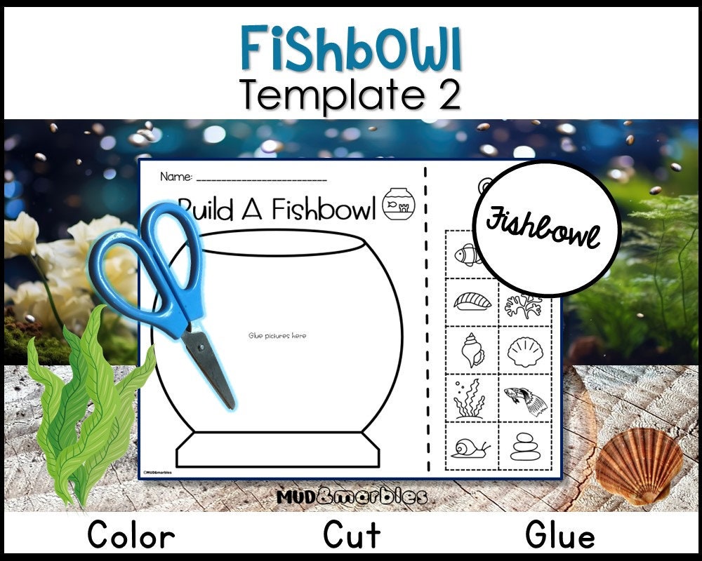 Build an Aquarium Scissor Skills - Etsy