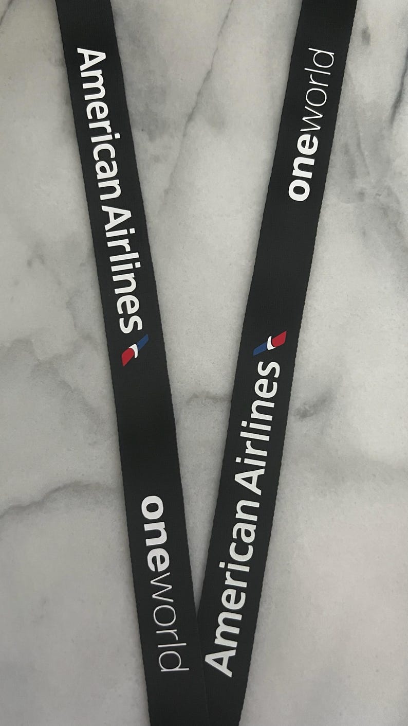 Seatbelt Extension Lanyard - American Airlines - Etsy