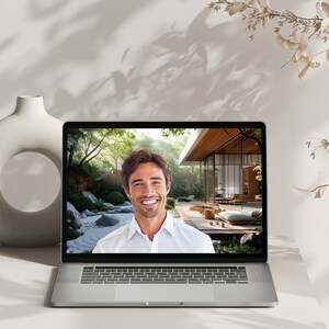 Zoom Background, Zen Zoom Background, Zen Home-office, Sunny Japanese ...
