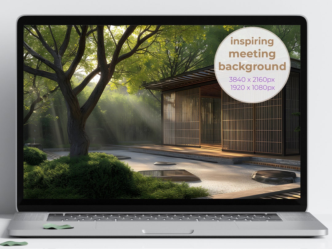 Tranquil Japanese Garden Zoom Background - Enhance Your Virtual ...
