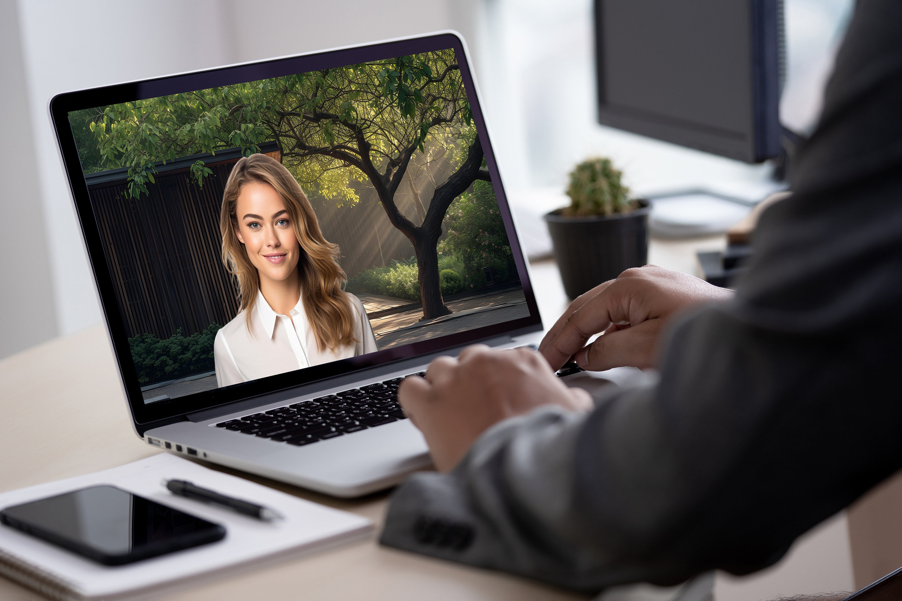 Zoom Background, Zen Garden Zoom Background, Therapist Zoom, Spiritual ...