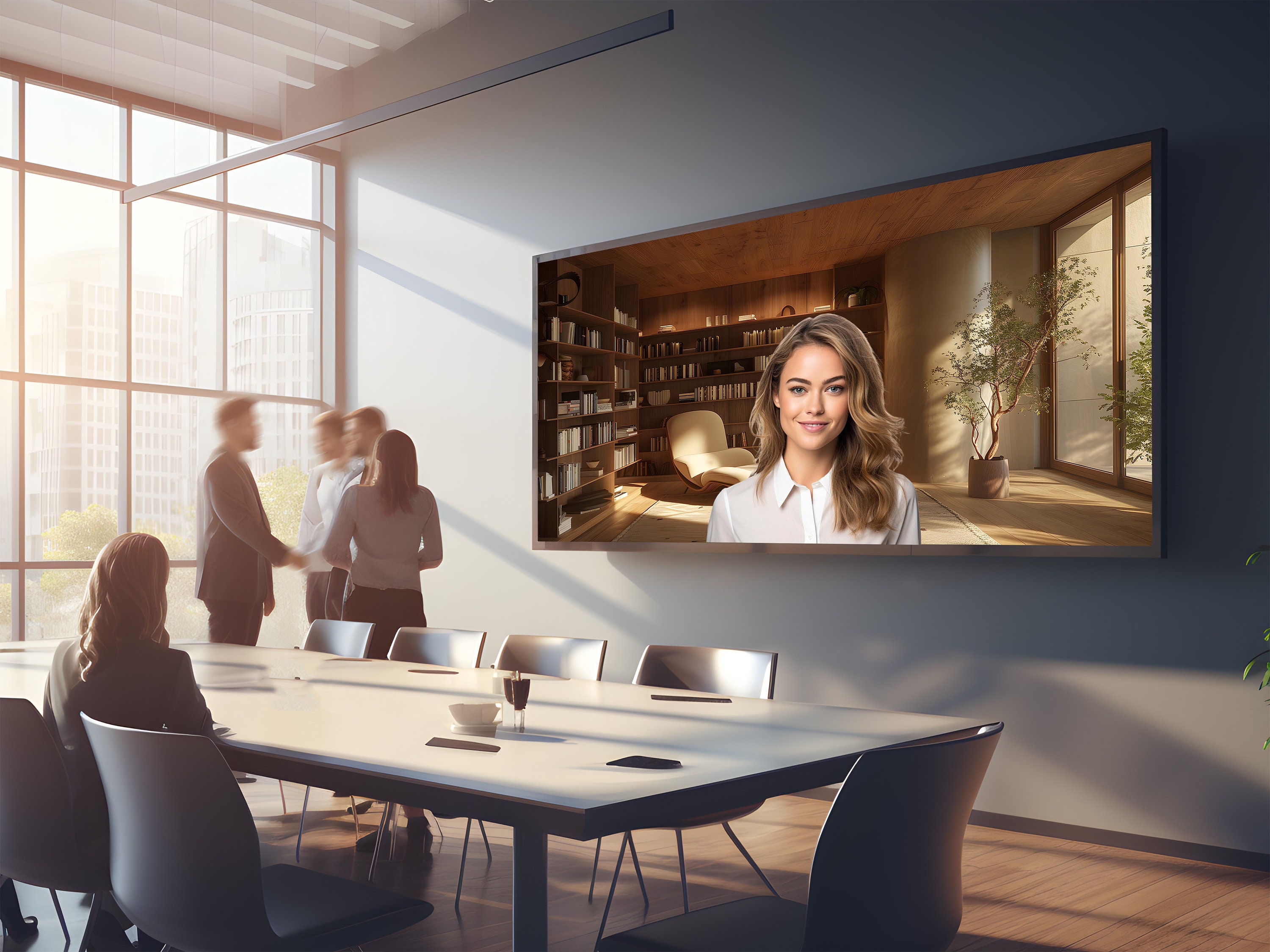 Serenity Zoom Background With Cozy Library & Warm Lighting, Zoom ...