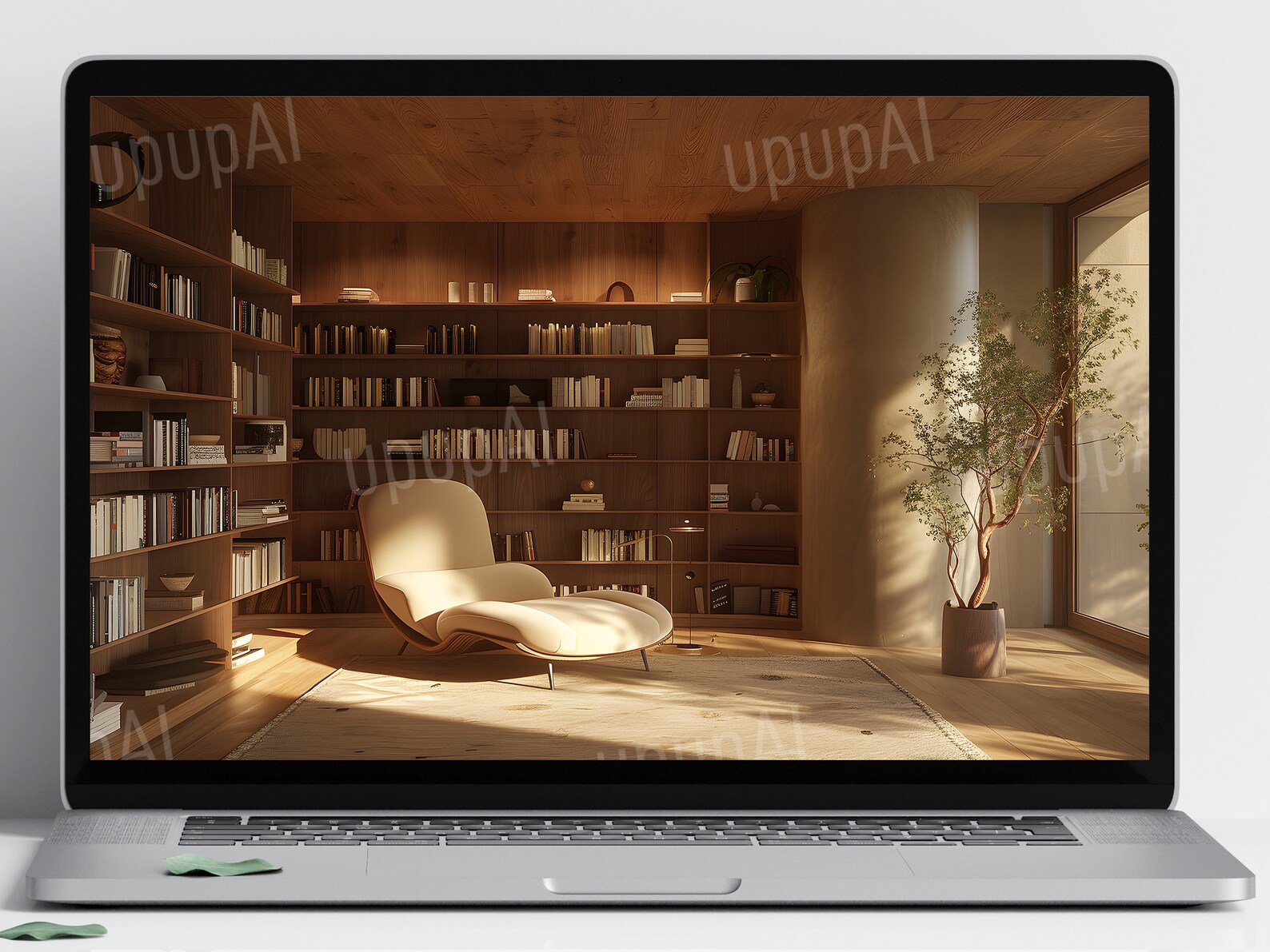Serenity Zoom Background With Cozy Library & Warm Lighting, Zoom ...