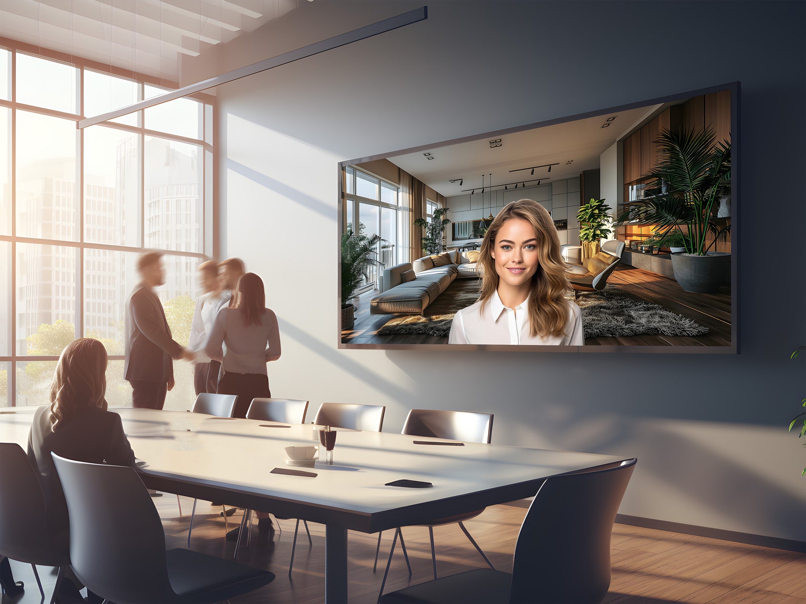 Zoom Background, Inviting Open Apartment Zoom Background, Sunlight ...