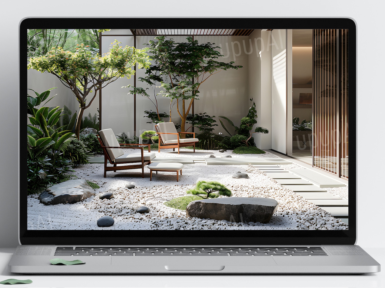 Zoom Background, Zen Zoom Background, Zen Home-office, Peaceful Garden ...