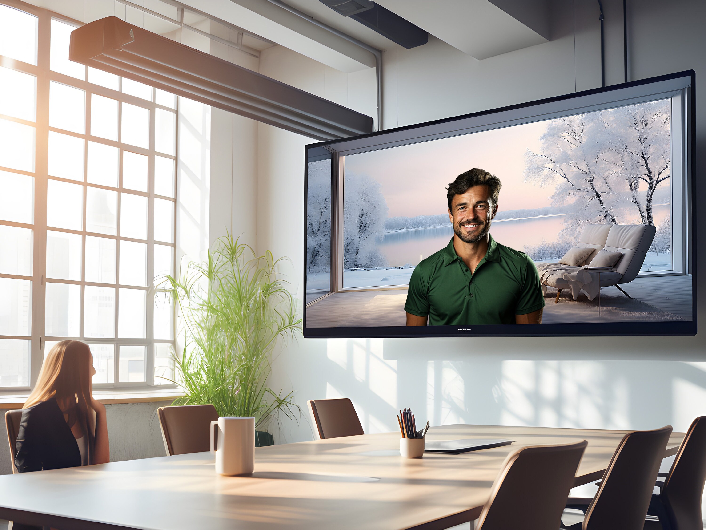 Zoom Background, Cozy Sunrise Lakeside Zoom Background, Morning Living ...