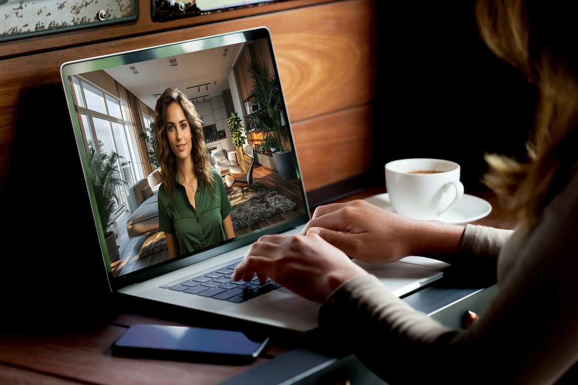 Zoom Background, Inviting Open Apartment Zoom Background, Sunlight ...