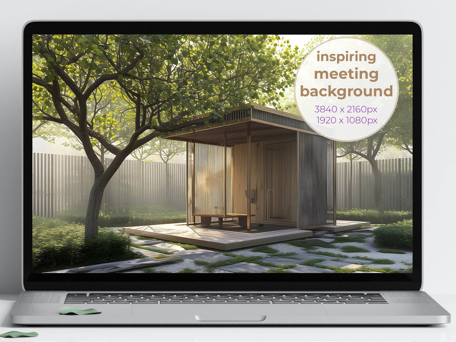 Zoom Background, Zen Garden Zoom Background, Zen Home-office, Garden ...