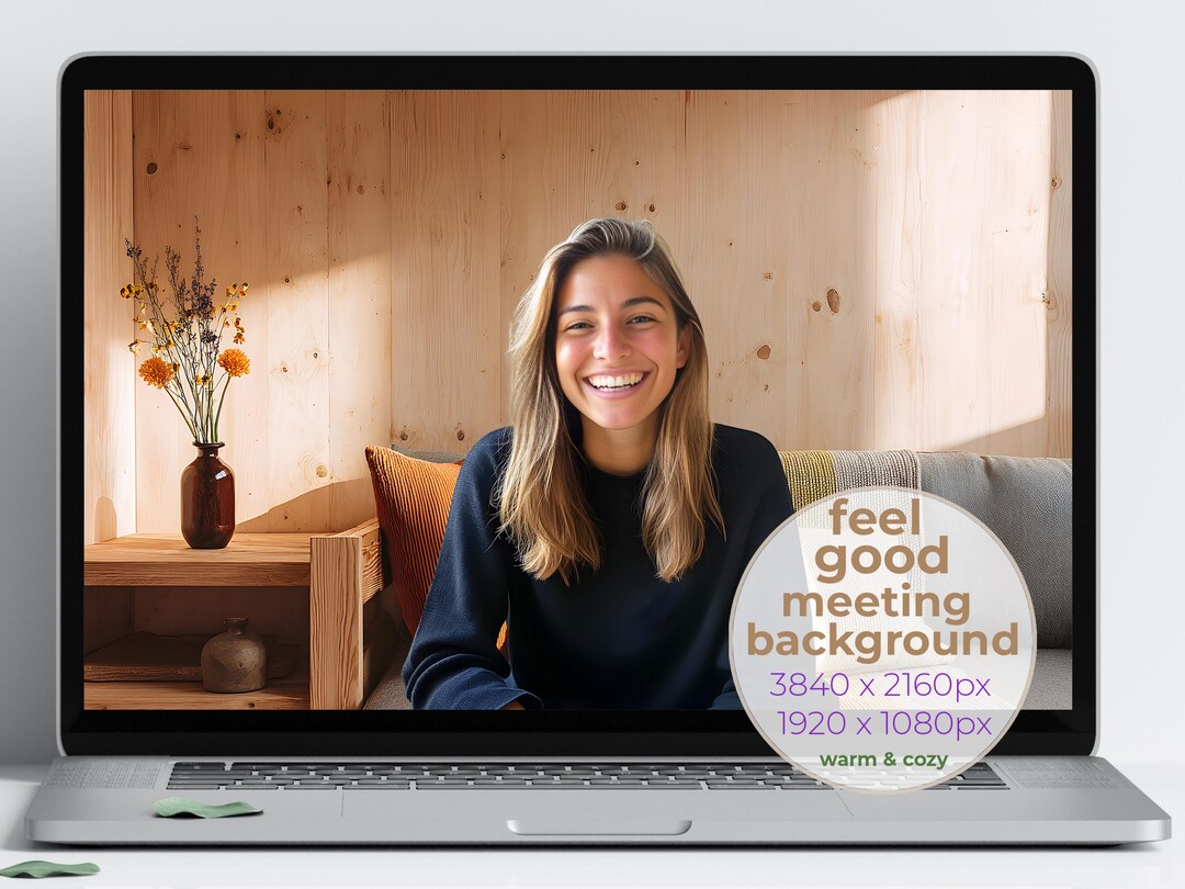 Cozy Cabin Zoom Background, Rustic Wooden Home Office Backdrop for Zoom ...