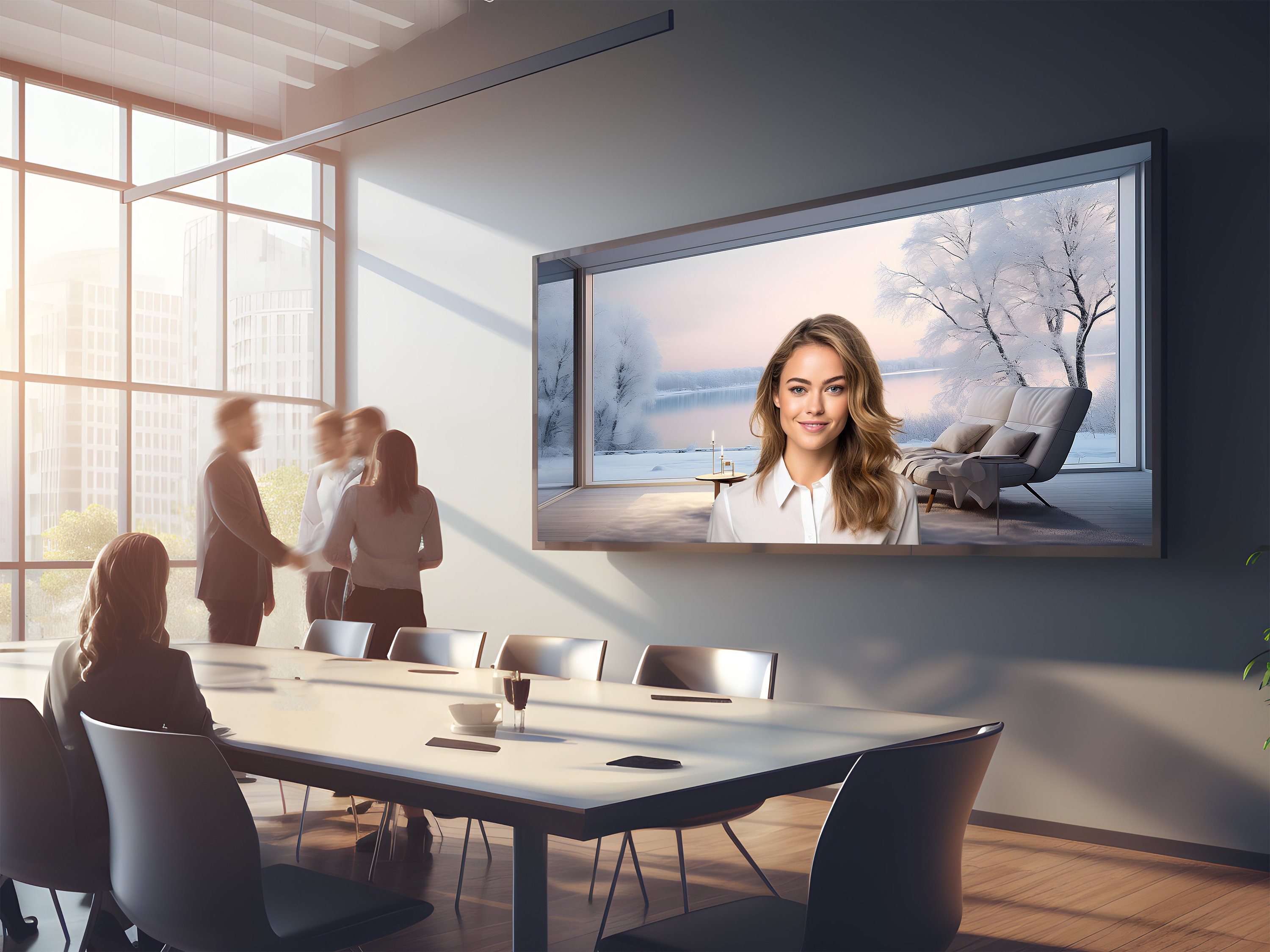 Zoom Background, Cozy Sunrise Lakeside Zoom Background, Morning Living ...