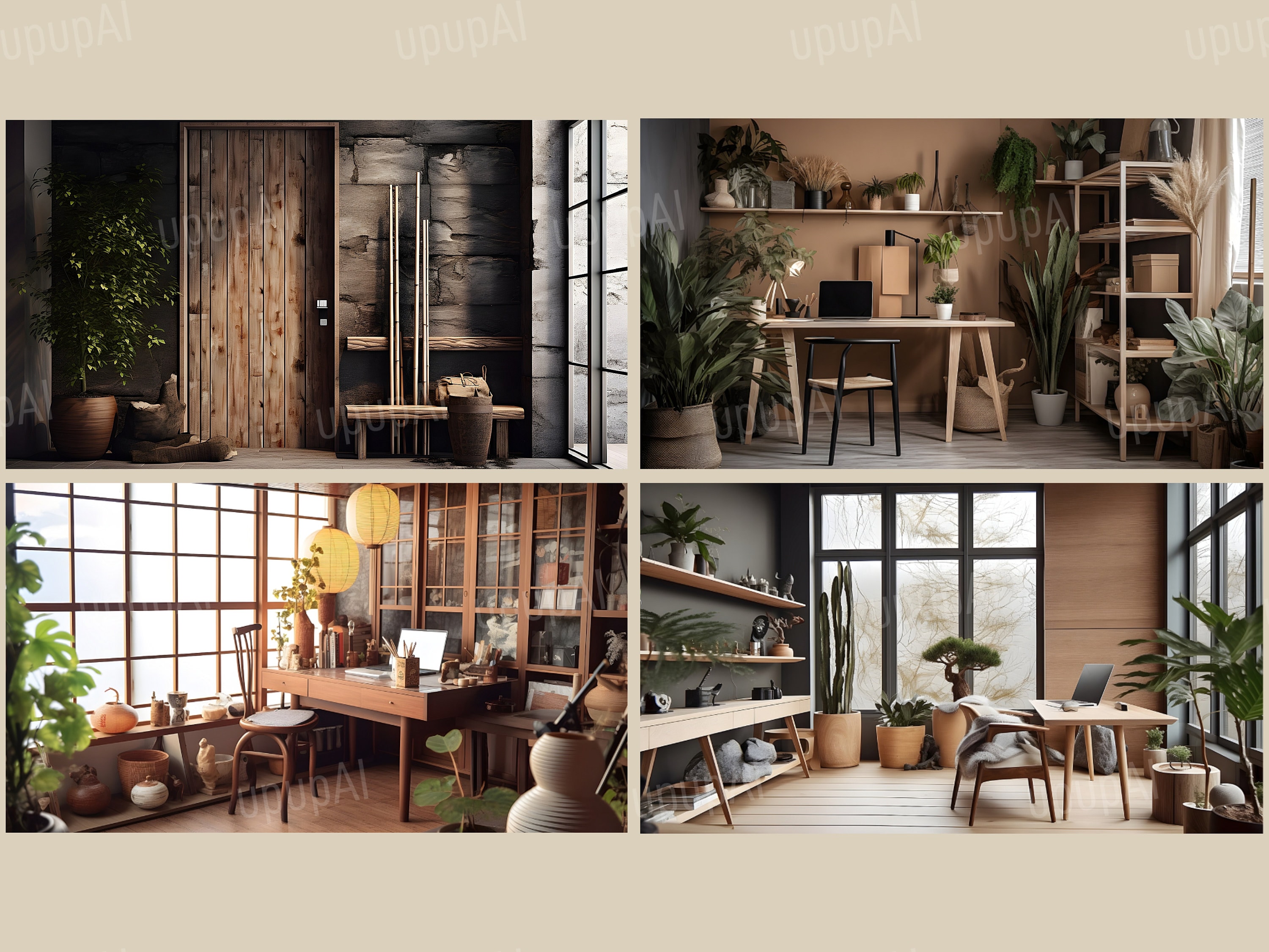 12 Japanese and Scandinavian-inspired Interior Backgrounds for MS Teams ...