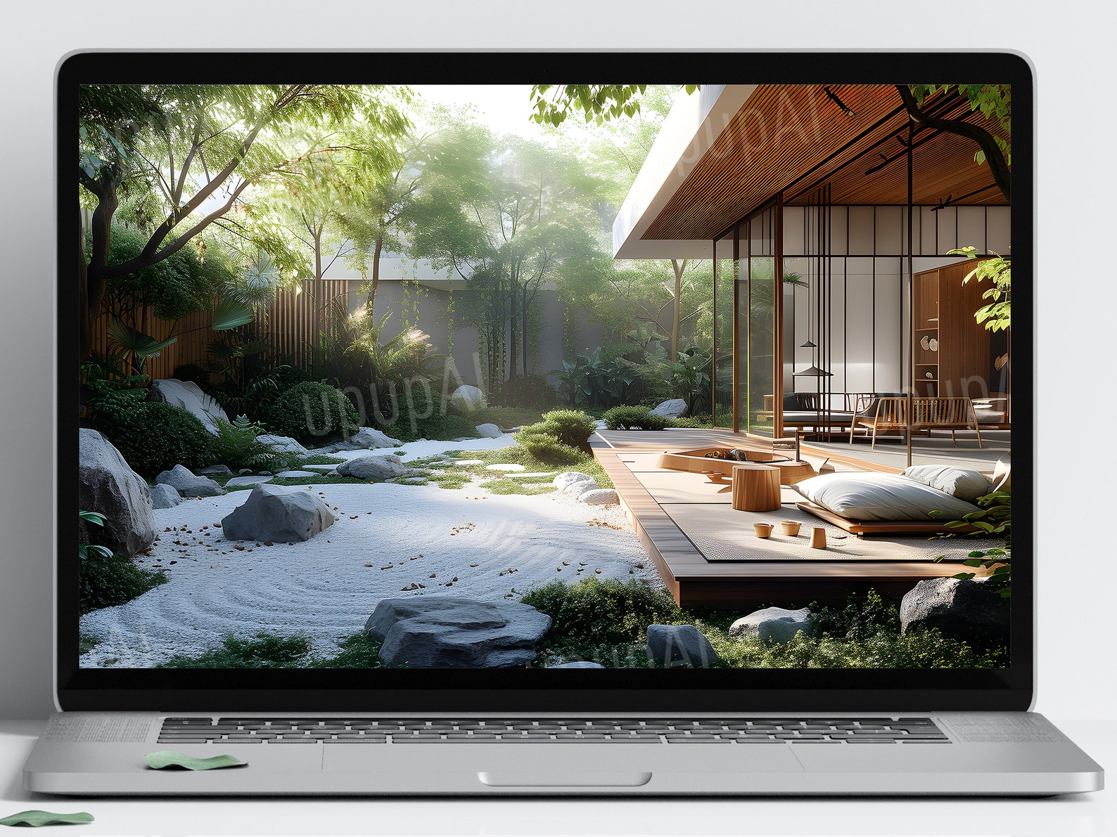 Zoom Background, Zen Zoom Background, Zen Home-office, Sunny Japanese ...