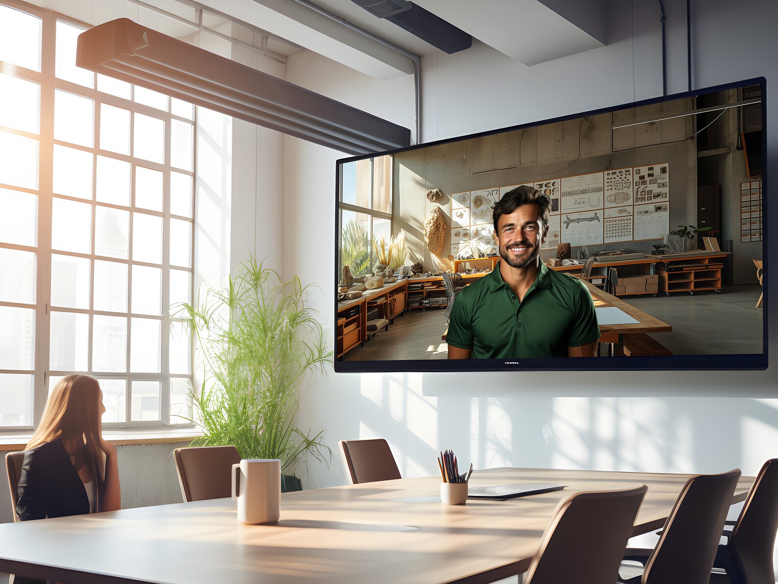 Zoom Background, Wabi Sabi Zoom Background, Minimalist Architectural ...