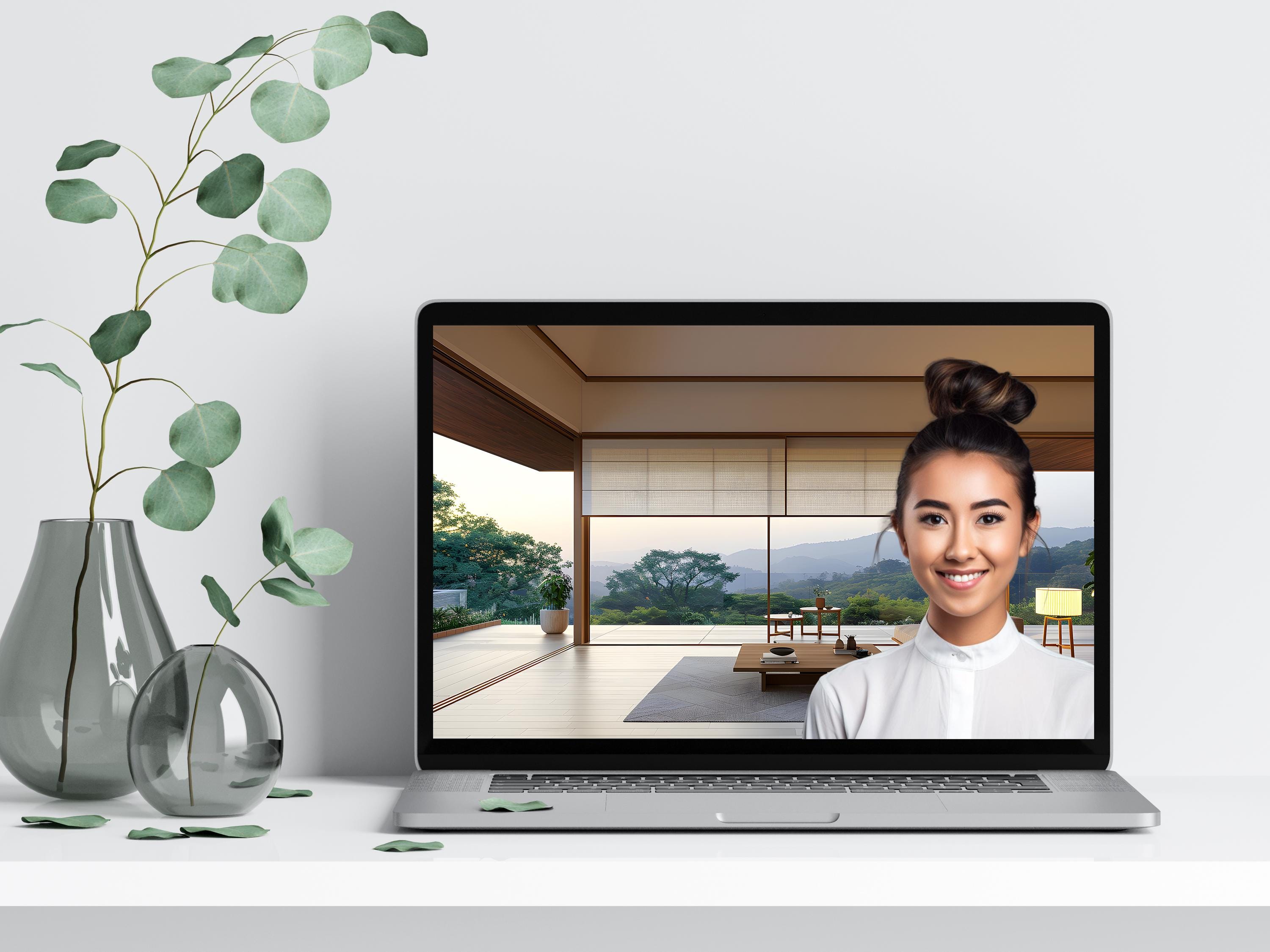 Zoom Background, Zen Zoom Background, Zen Home-office, Tranquility ...