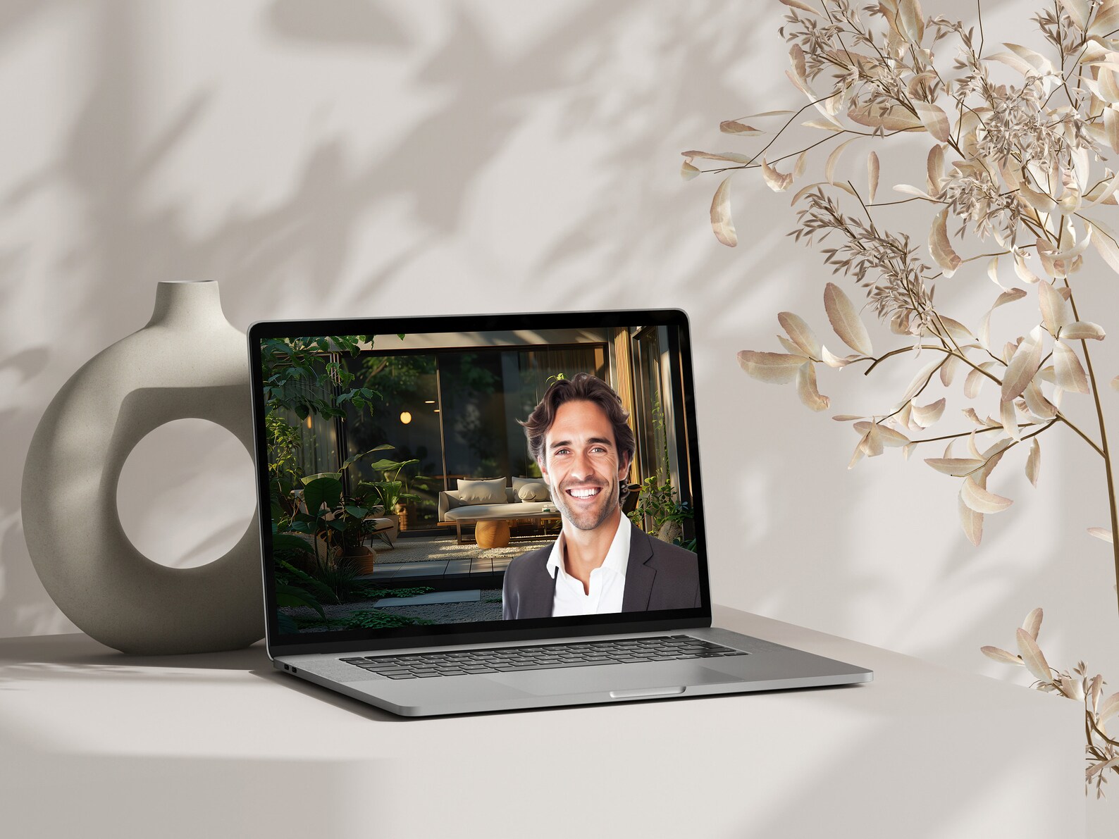 Zoom Background, Zen Zoom Background, Zen Home-office, Garden Virtual ...