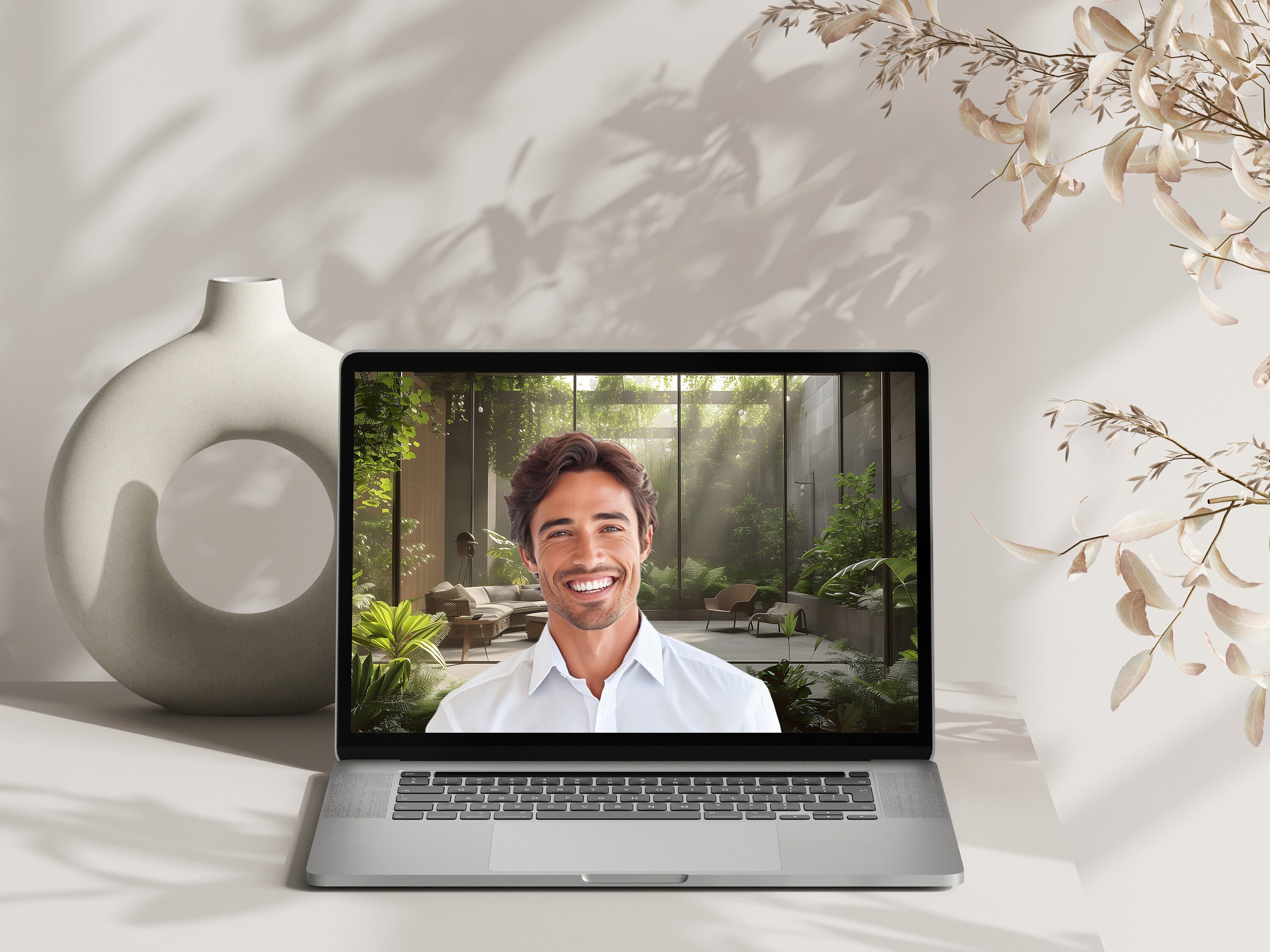 Zen Garden Virtual Background: Serene & Sunny Japanese Courtyard (UHD ...