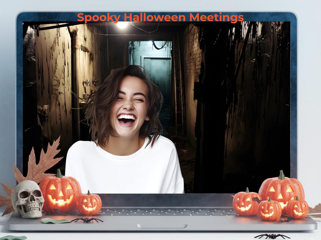 Moody Basement Zoom Background for Unique Virtual Meetings, Artistic ...