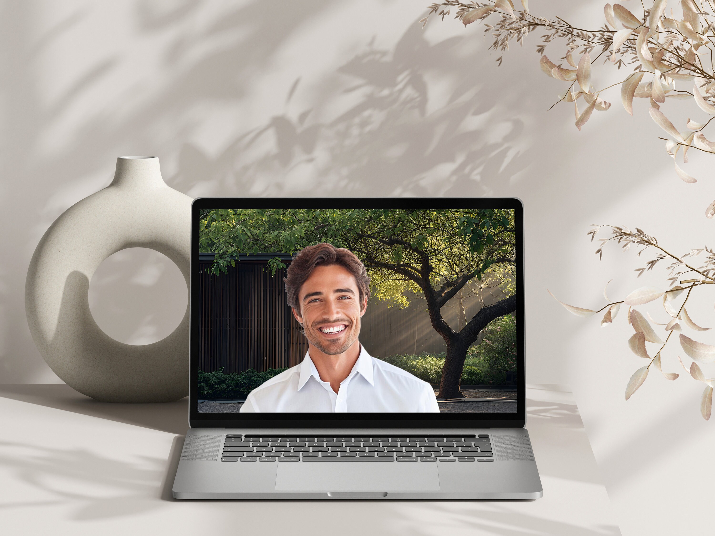 Zoom Background, Zen Garden Zoom Background, Therapist Zoom, Spiritual ...