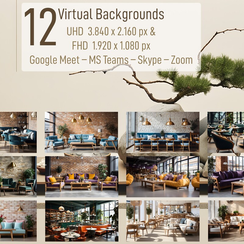 Cafe Teams Background - Etsy