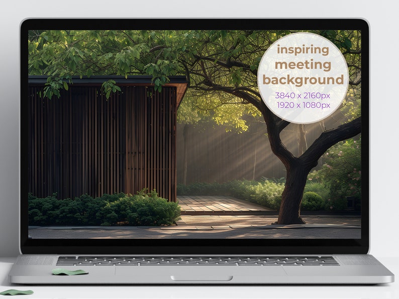 Zoom Background, Zen Garden Zoom Background, Therapist Zoom, Spiritual ...