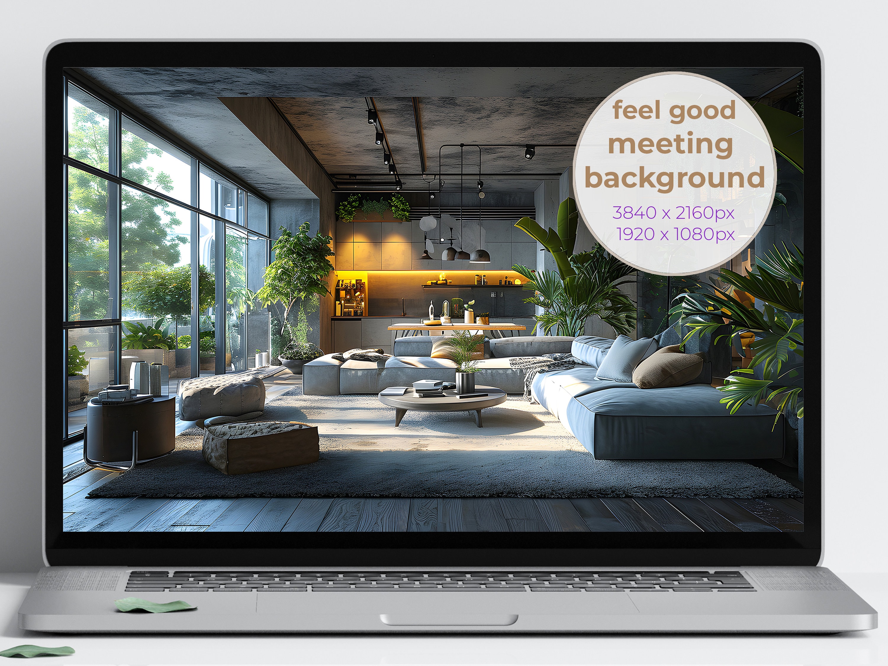 Zoom Background, Distinguished Open Apartment Zoom Background, Sunlight ...