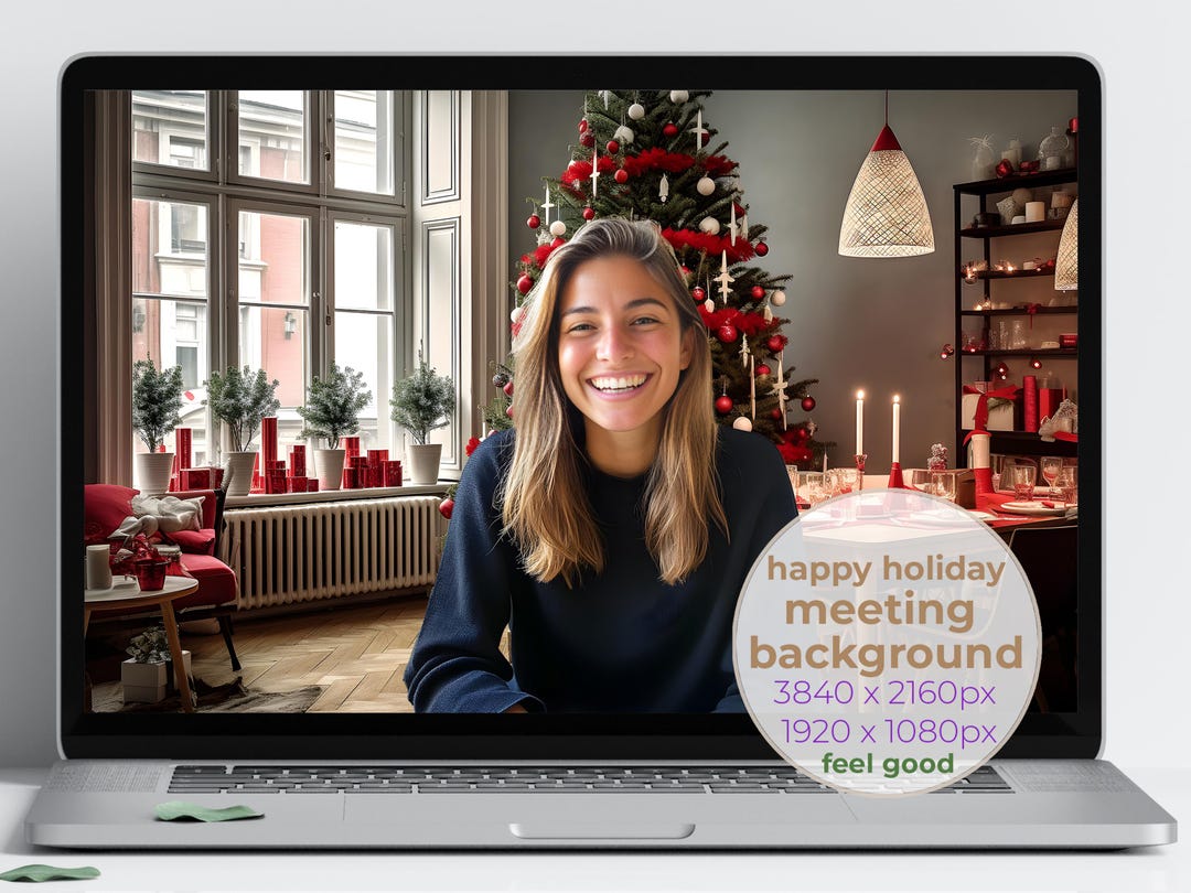 Zoom Background Festive Comfort Zoom Background With Inviting Xmas ...