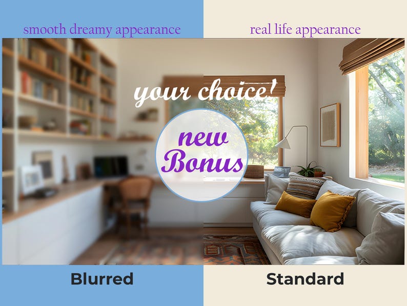 Home Office Zoom Background: Calming + Professional Virtual Backdrop ...