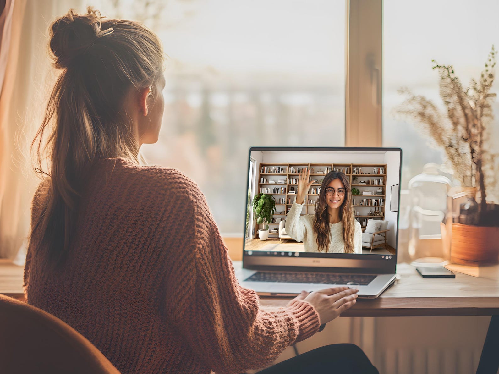 12 Zoom Backgrounds: Minimalist Modern Home Office, Distraction-free ...
