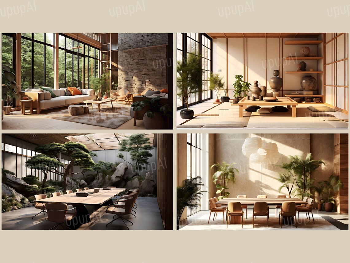 12 Japanese and Scandinavian-inspired Interior Backgrounds for MS Teams ...