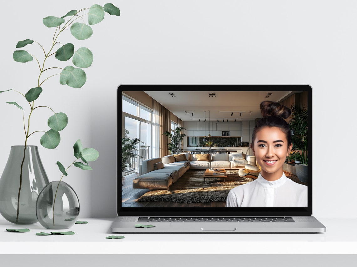 Zoom Background, Inviting Open Apartment Zoom Background, Sunlight ...