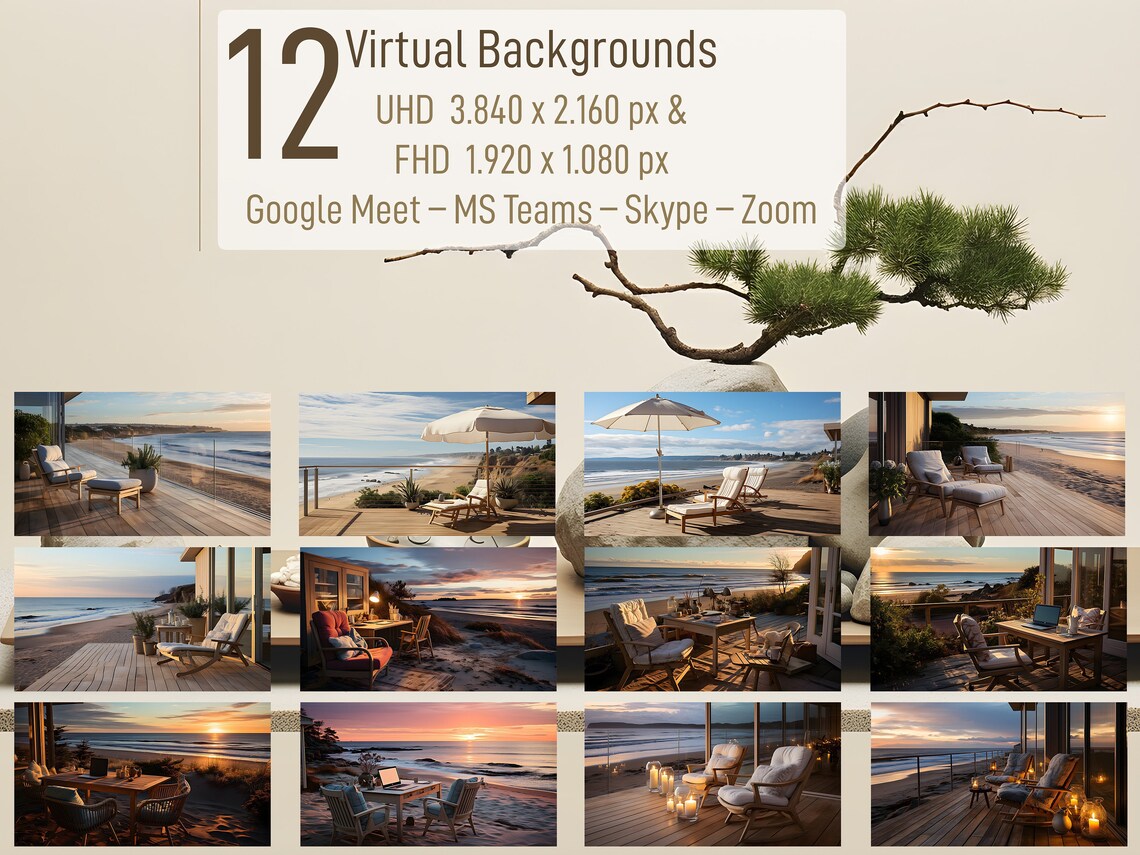 12 Backgrounds for MS Teams, Zoom, Google Meet, and Skype: Feel the ...