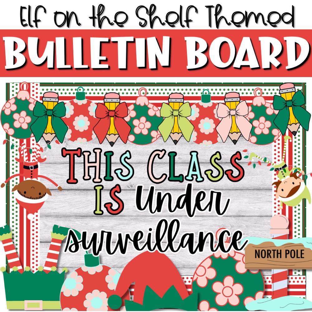 Christmas Bulletin Board Kit Classroom Decor Winter Bulletin Board Kit ...