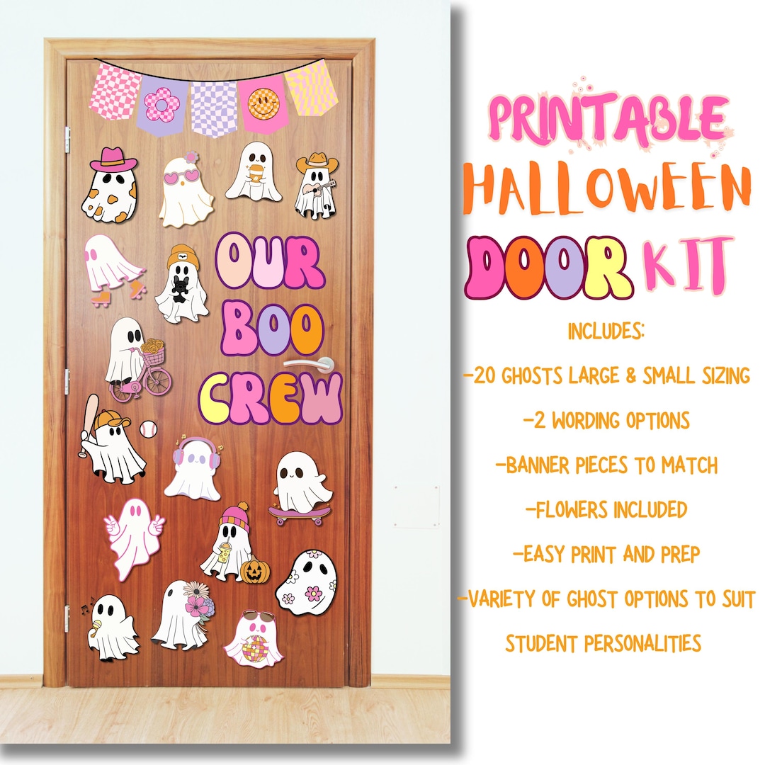 Halloween Classroom Door Decor Kit Printable Halloween Classroom Decor ...