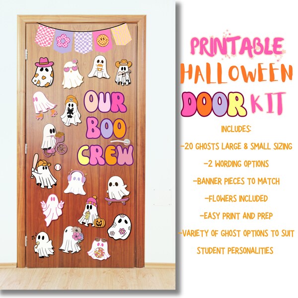 Halloween Classroom Door - Etsy