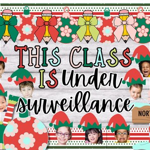 Christmas Bulletin Board Kit Classroom Decor Winter Bulletin Board Kit ...