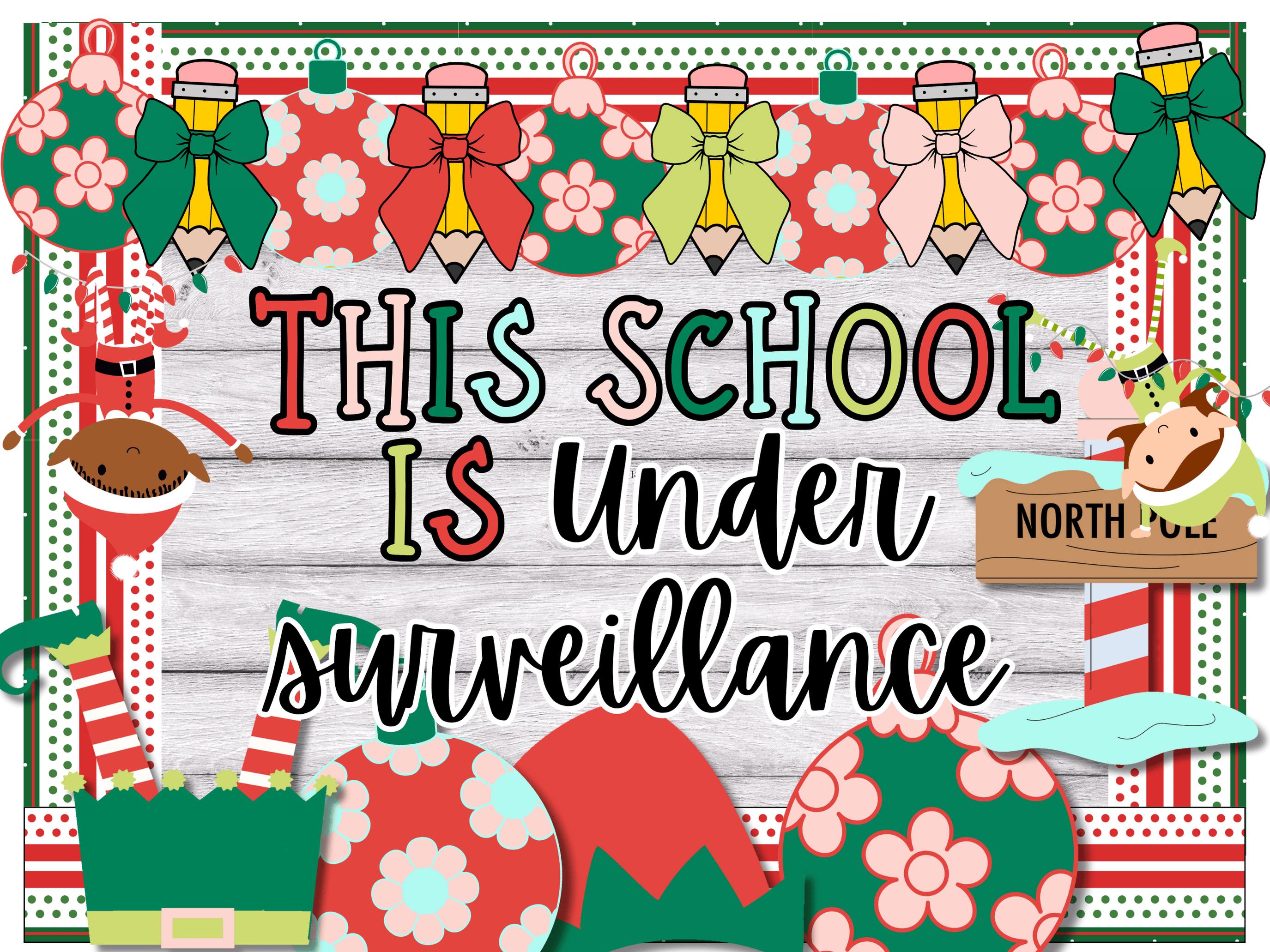 Christmas Bulletin Board Kit Classroom Decor Winter Bulletin Board Kit ...