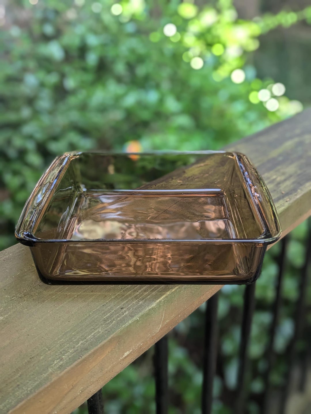 Vintage Brown Pyrex Baking Dish 222 8x8 - Etsy