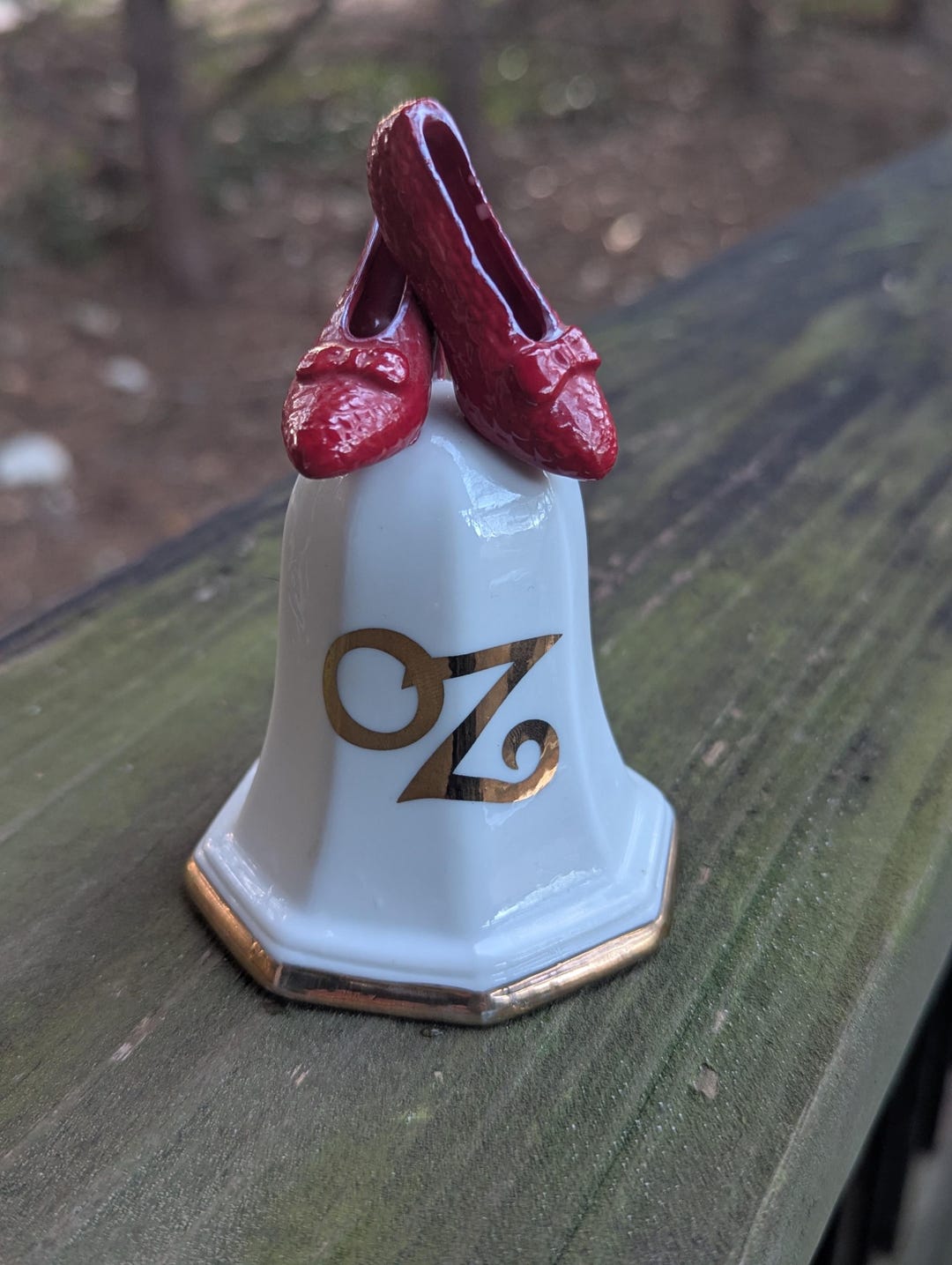 Turner 1989 Wizard of Oz Figurine Bell Ruby Slippers With a Few Chips ...