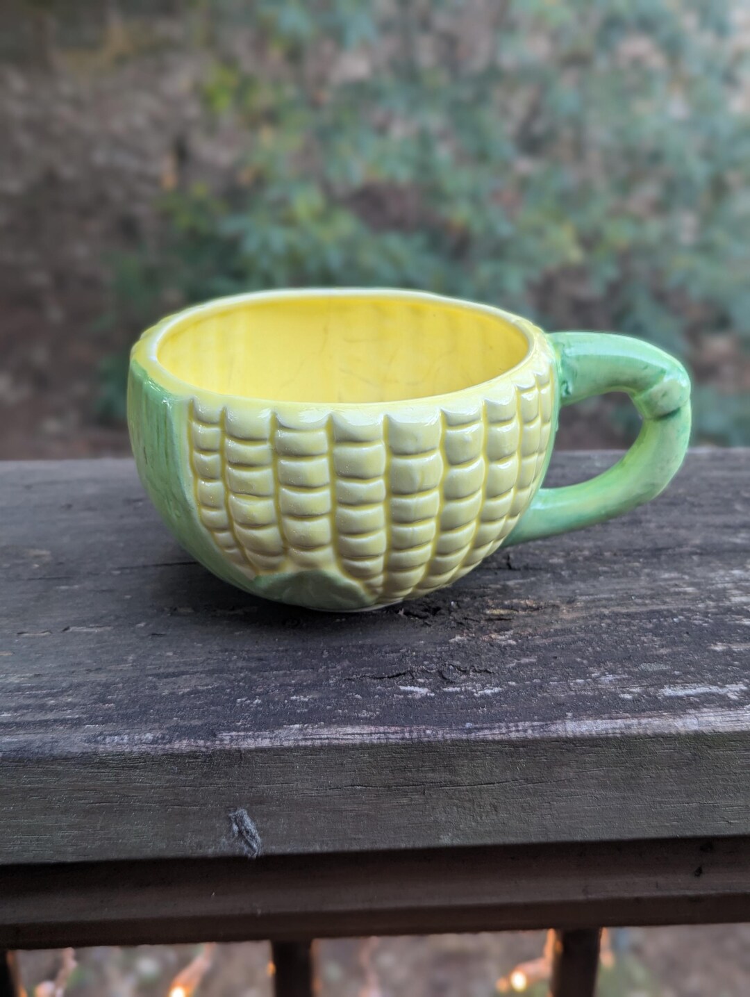 3D Corn Coffee Mug Vintage Majolica Vegetable Coffee Mug With a Few ...