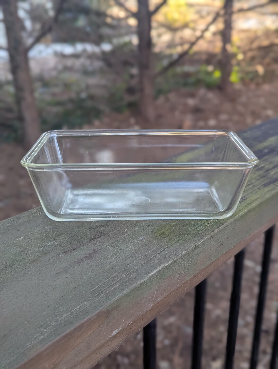 Pyrex 9x5x3 Loaf Pan Vintage Borosilicate Glass Original 1919 215 Sized ...