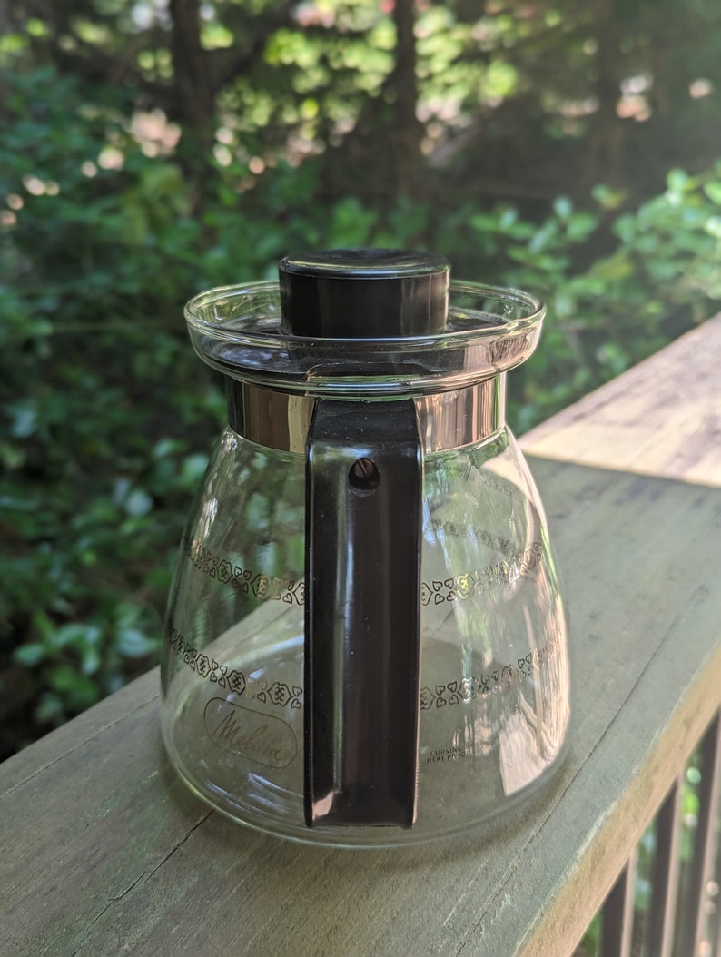 Vintage 4-6 Cup Pyrex Pour Over Coffee Pot Melitta Mid Century Modern ...