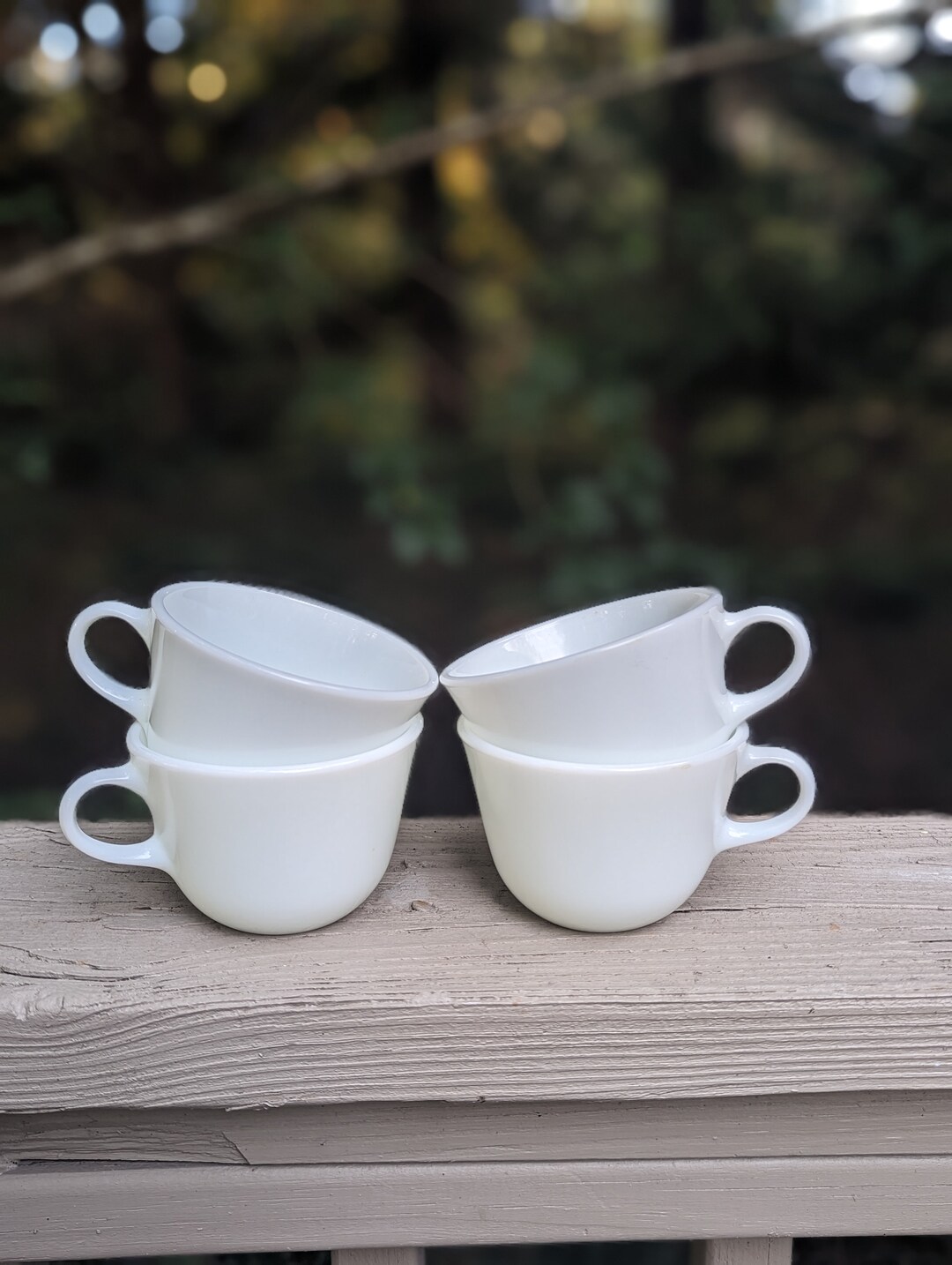 Opal Pyrex Milk White Corning Frost White Coffee Mugs or Tea - Etsy