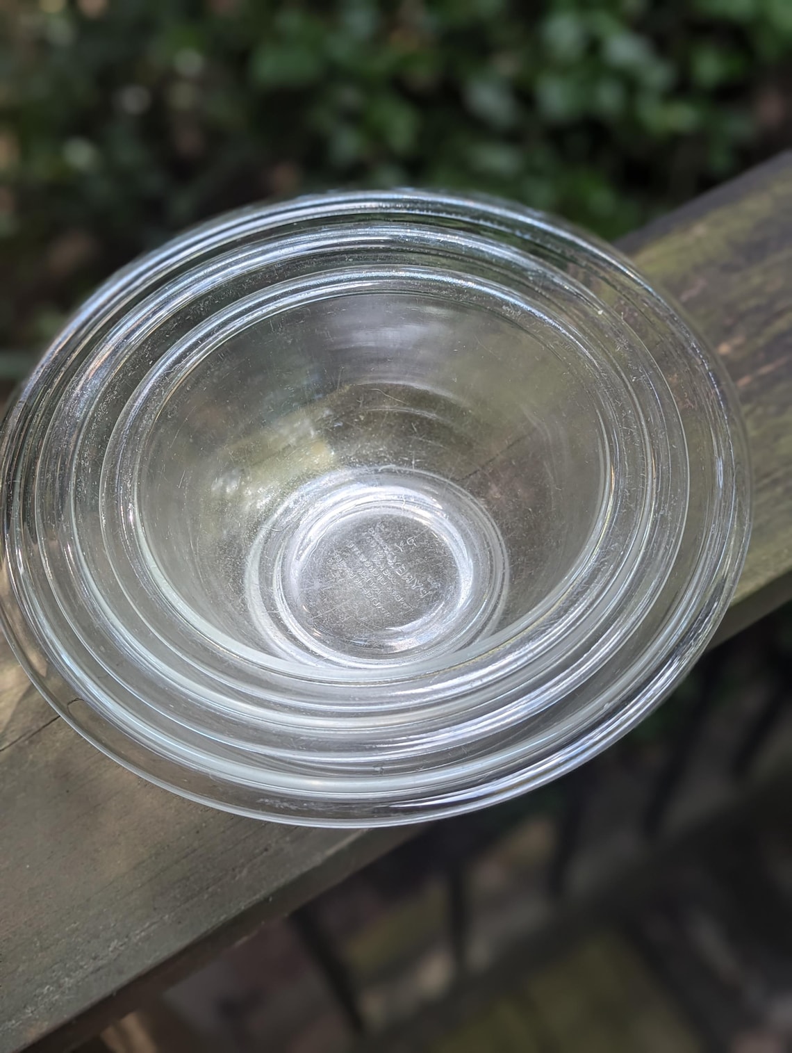 Clear Pyrex Mixing Bowls Nesting Set of 3 322, 323, 325 Vintage With ...