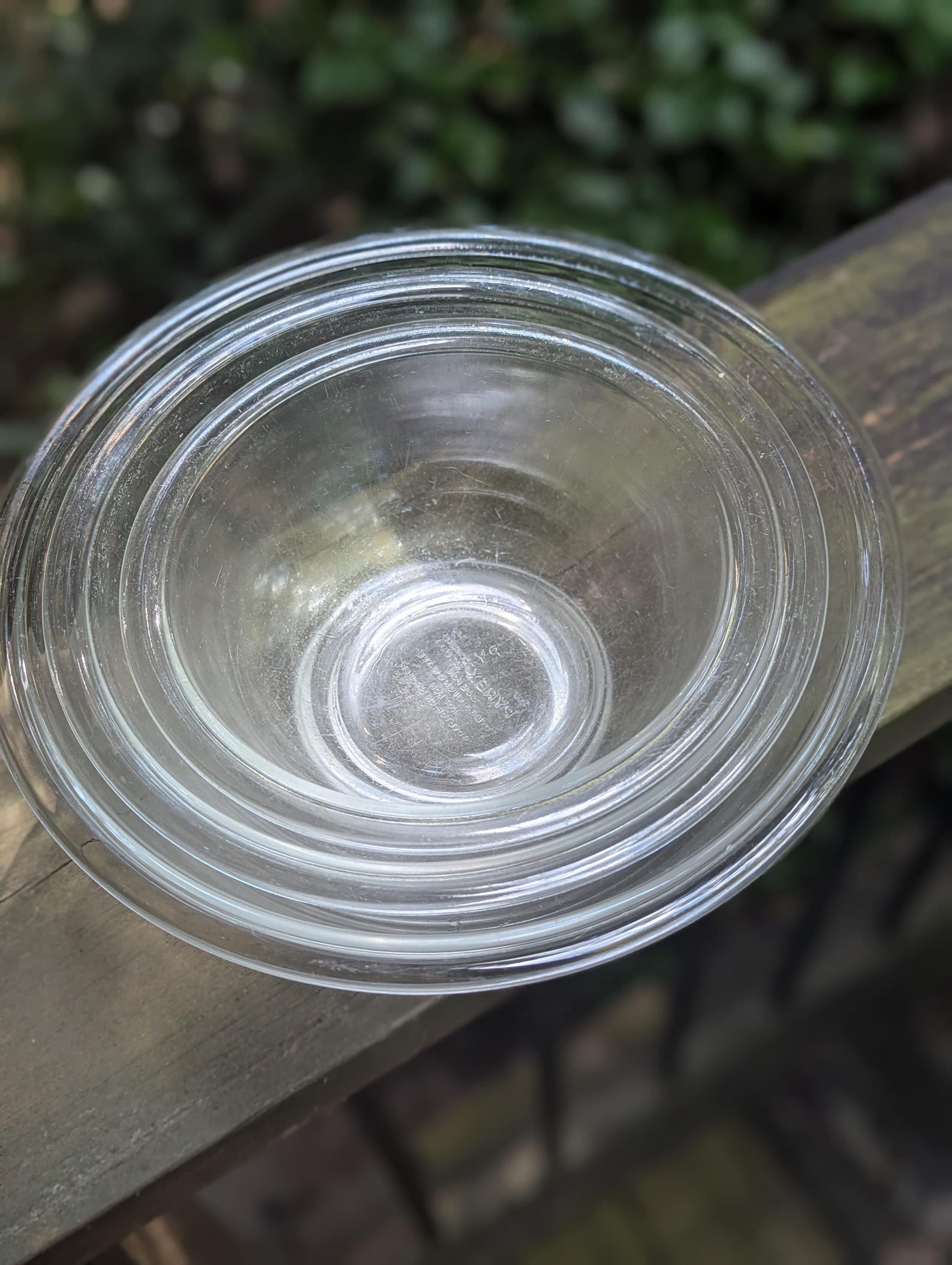 Clear Pyrex Mixing Bowls Nesting Set of 3 322, 323, 325 Vintage With ...