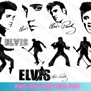 Elvis Svg - Etsy