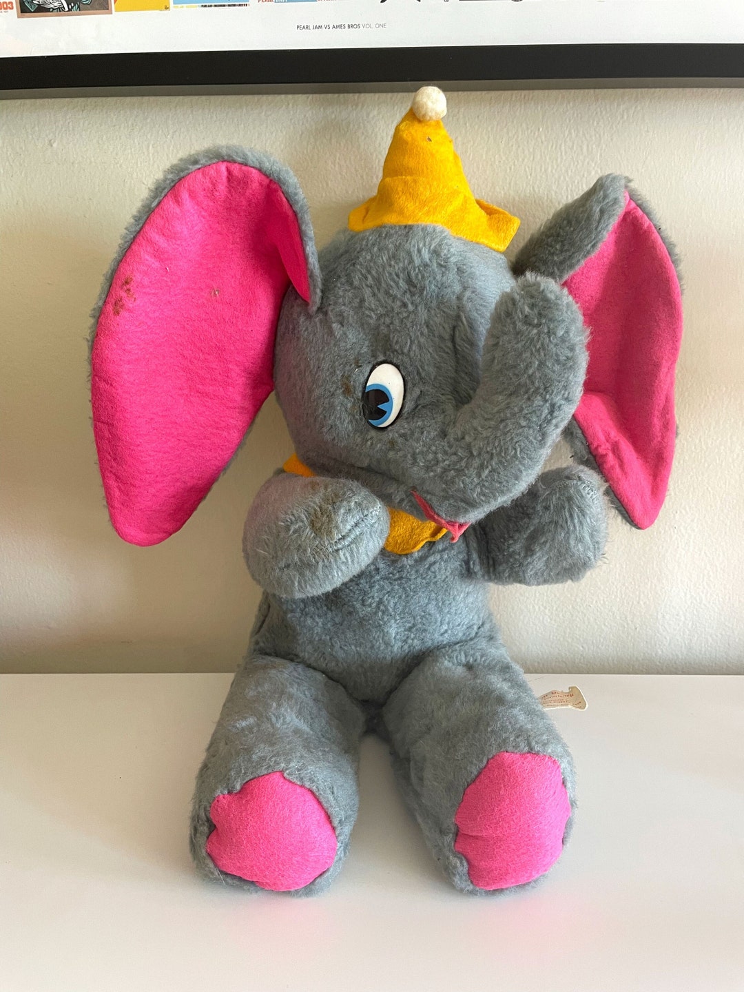 Vintage 1980s Plush Dumbo From Disneyland - Etsy