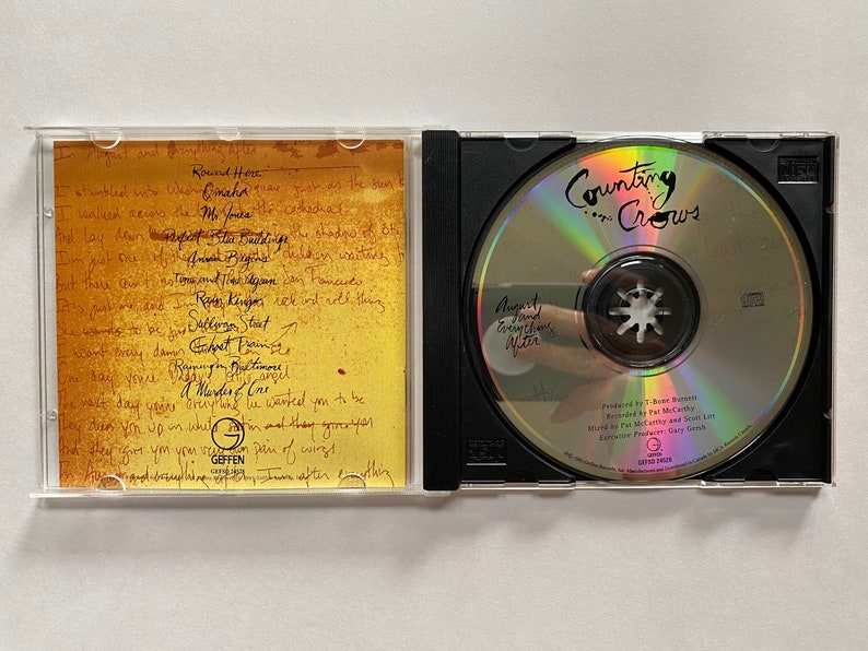 Counting Crows August and Everything After CD Music Album 1993 - Etsy