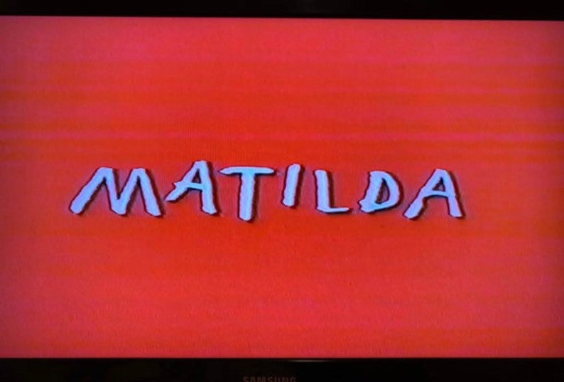 Matilda VHS Movie 1996 Family Film Roald Dahl Danny Devito - Etsy