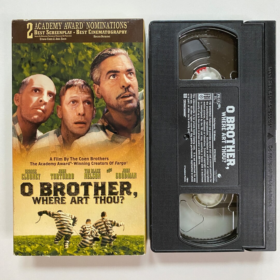 2000 O Brother Where Art Thou VHS Comdy Movie Film - Etsy